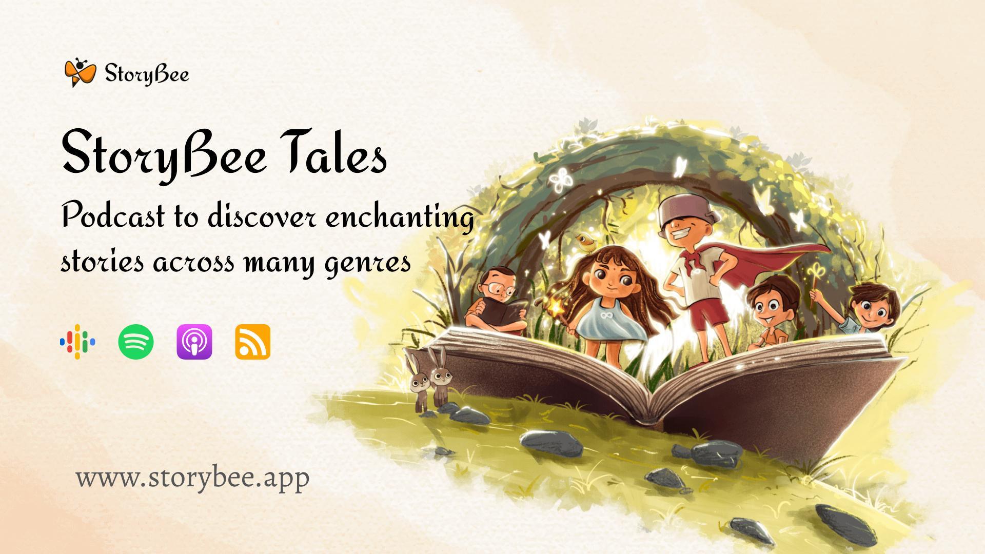 StoryBee Tales - Best Bedtime Story Podcast for Kids | Magical Audio Stories - StoryBee